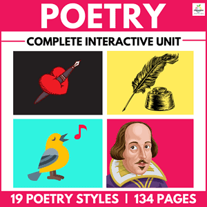 How to Write Poetry, and 7 types of Poems Students love.