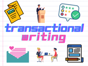 Terrific Transactional Writing For Students and Teachers