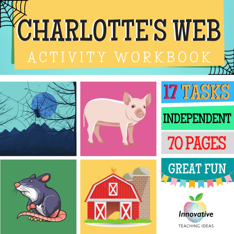Charlotte's Web Teaching Guide, Complete Lesson Plans and Resources