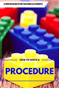 How to write excellent Procedural Texts | Literacy Ideas