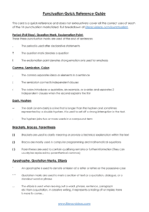 Punctuation Rules: The Ultimate Guide for Students and Teachers